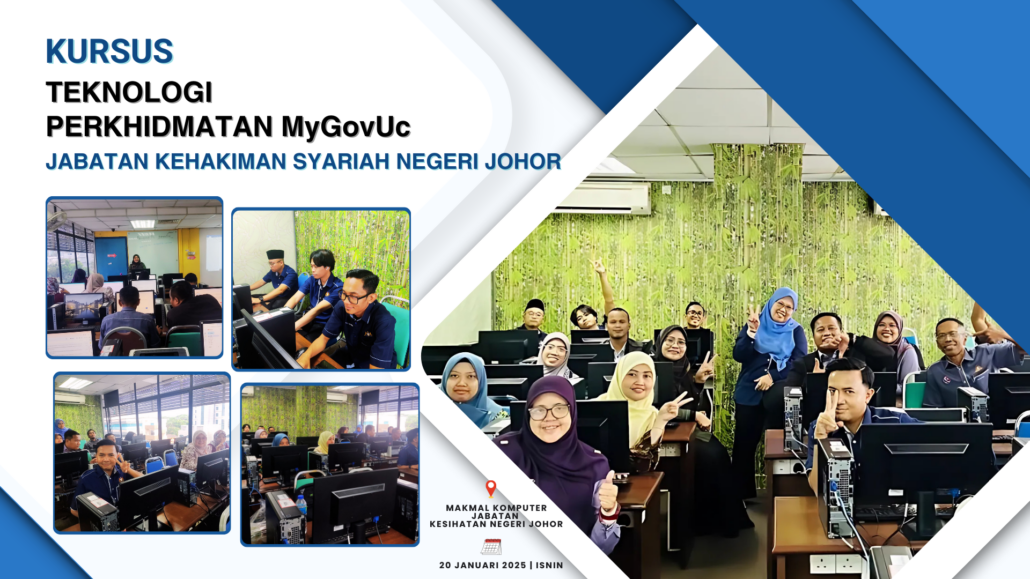 KURSUS TEKNOLOGI PERKHIDMATAN MyGovUc JKSNJ 2025 | Laman Web Rasmi ...