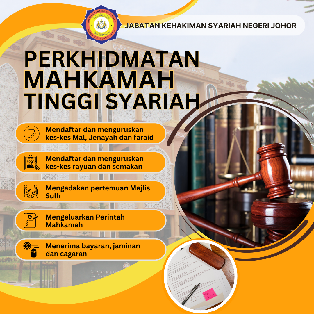 MAHKAMAH TINGGI / RENDAH SYARIAH | Laman Web Rasmi Jabatan Kehakiman ...